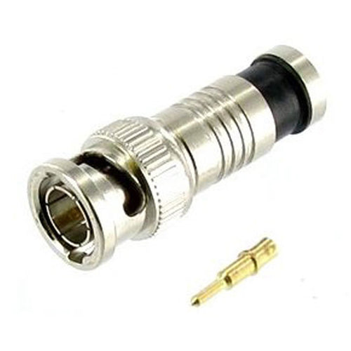 BNC Male Compression for RG6 Connector – Mega PC Inc.