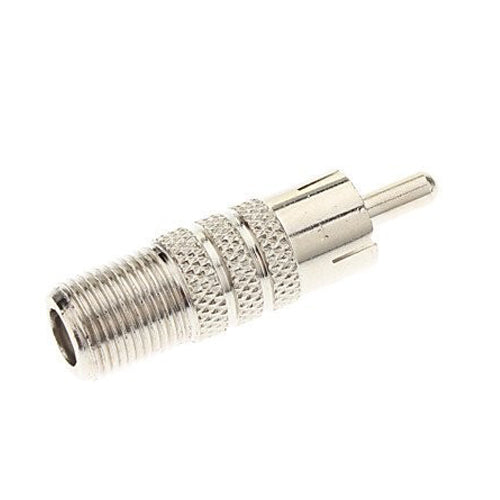 RCA Male Plug to F Type Video Coaxial Coax Jack Female – Mega PC Inc.