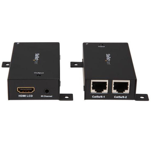 HDMI Over Cat5 / Cat6 Extender with IR 100-FT (30m) Power Free – Mega ...