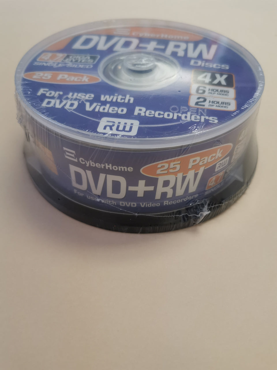 CyberHome 4.7 GB 4x DVD ReWritable Disc DVD+RW – Mega PC Inc.