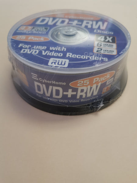 CyberHome 4.7 GB 4x DVD ReWritable Disc DVD+RW – Mega PC Inc.